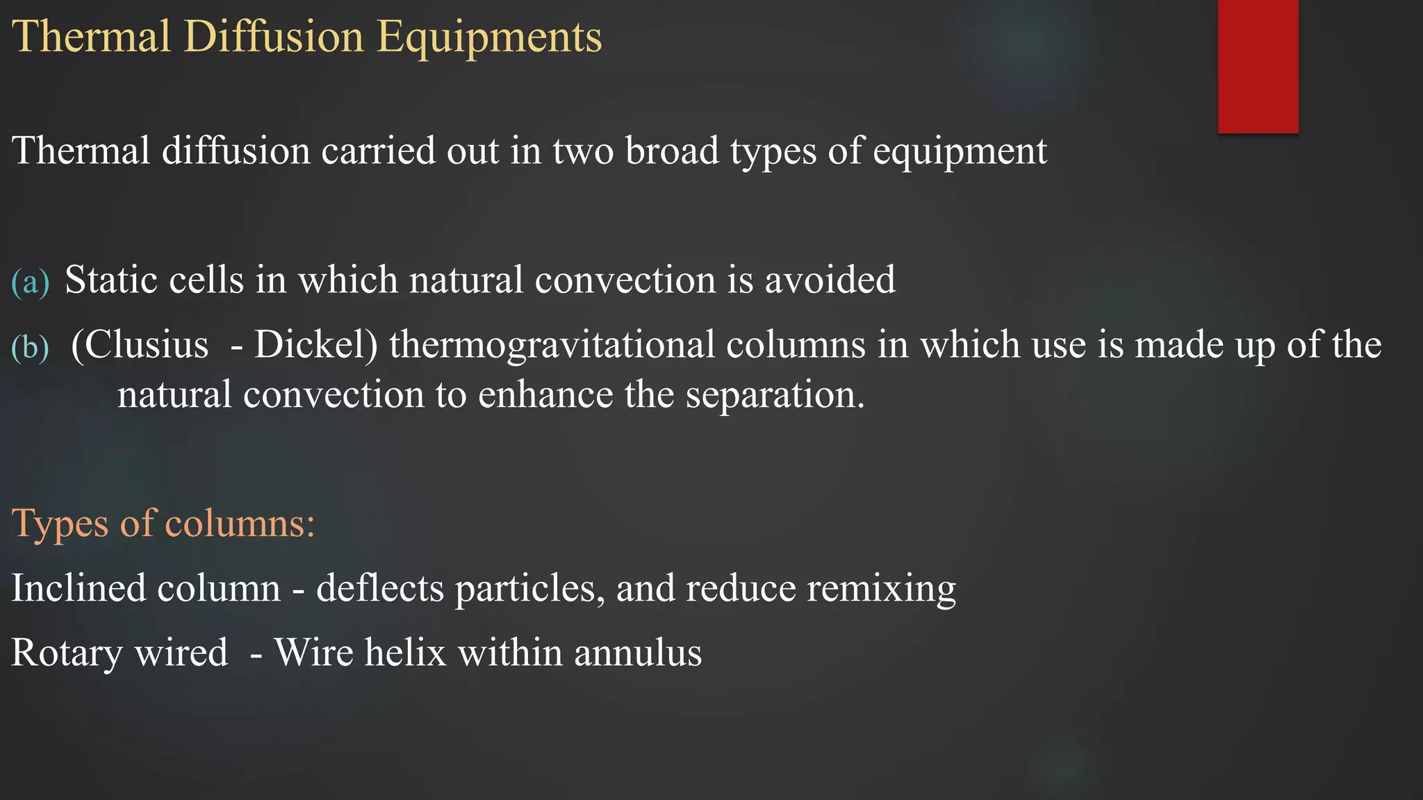 Thermal diffusion | PPTX