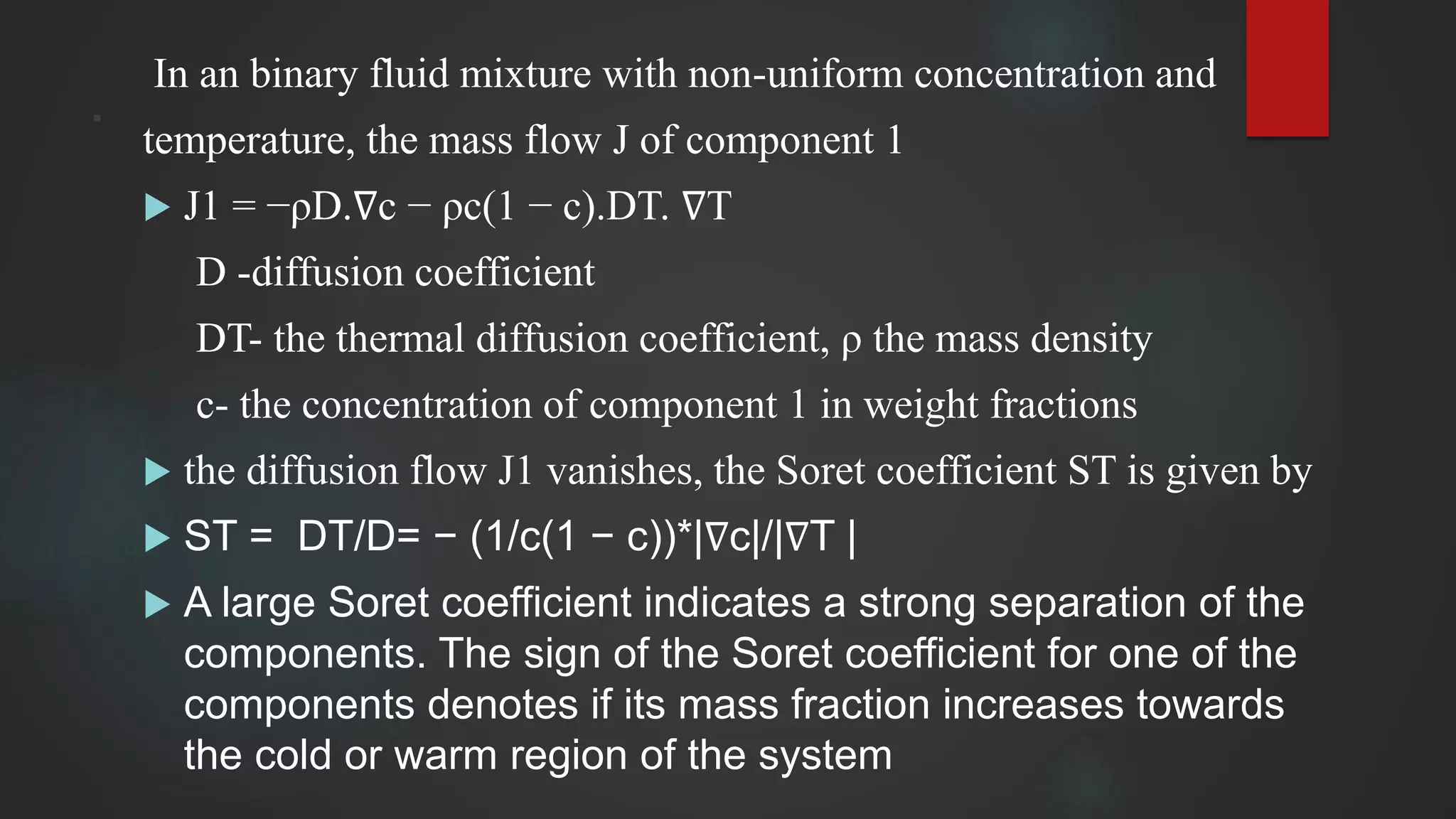 Thermal diffusion | PPTX