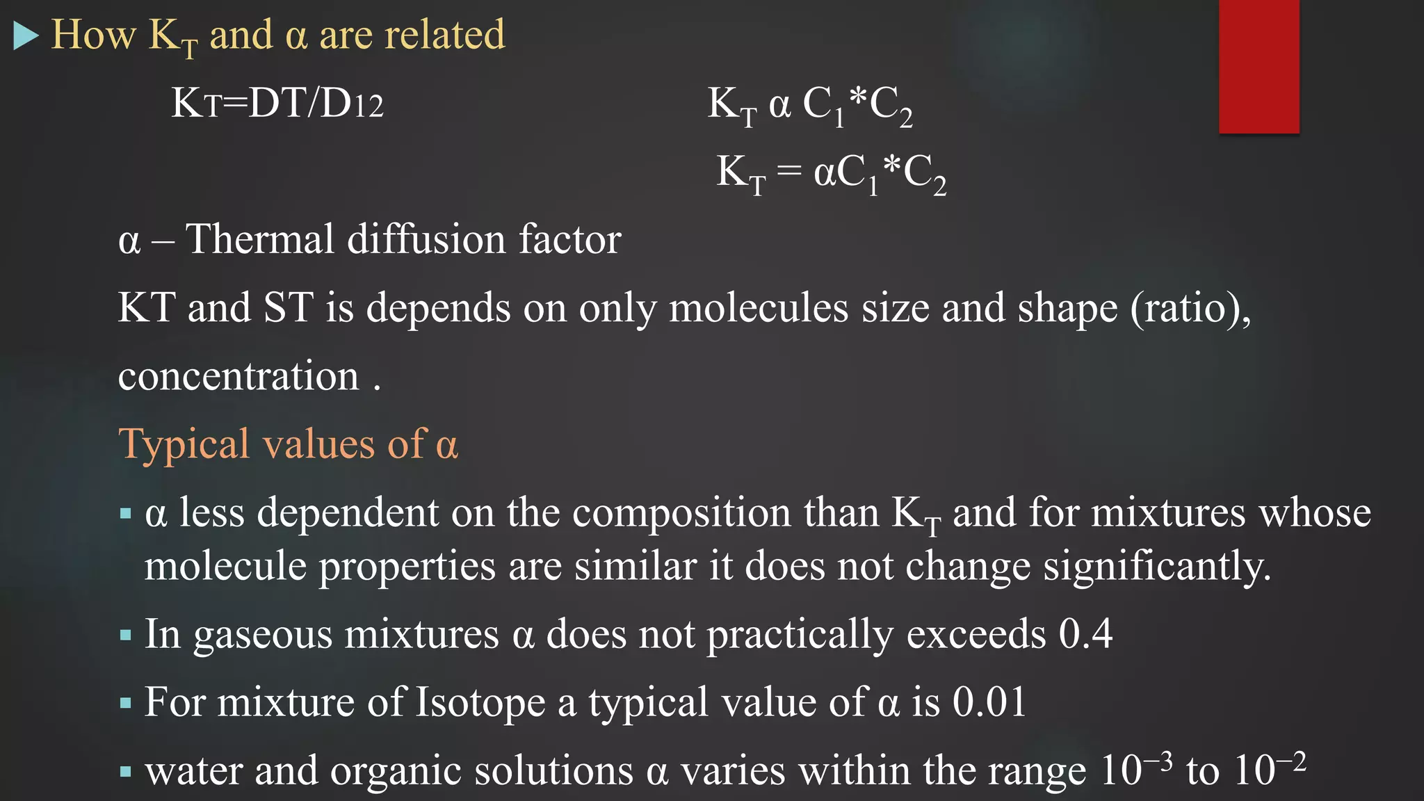 Thermal diffusion | PPTX