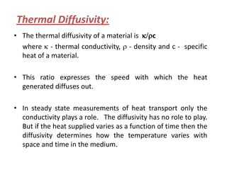 Thermal diffusivity | PDF