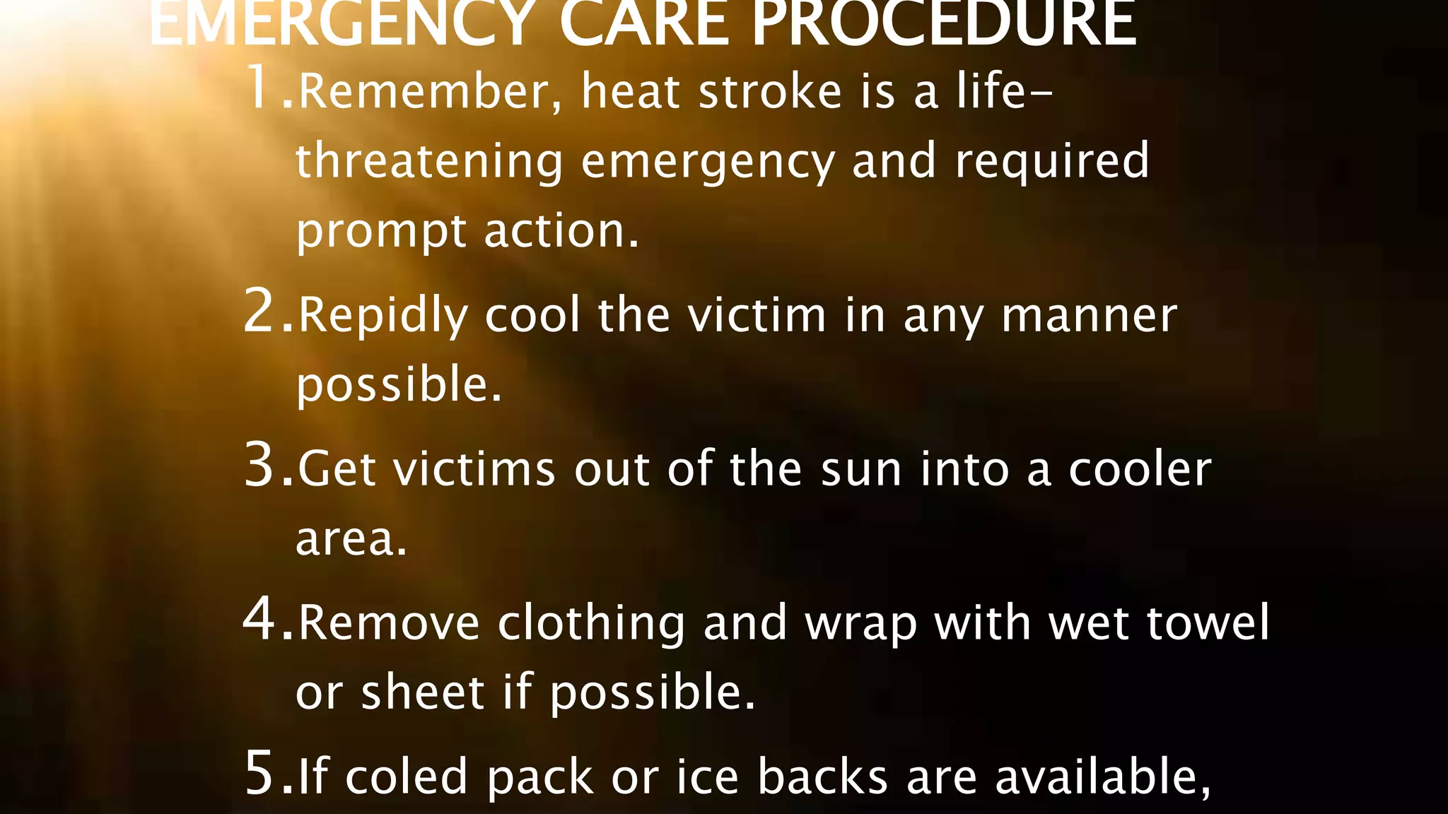 Thermal emergency med surg ppt | PPTX