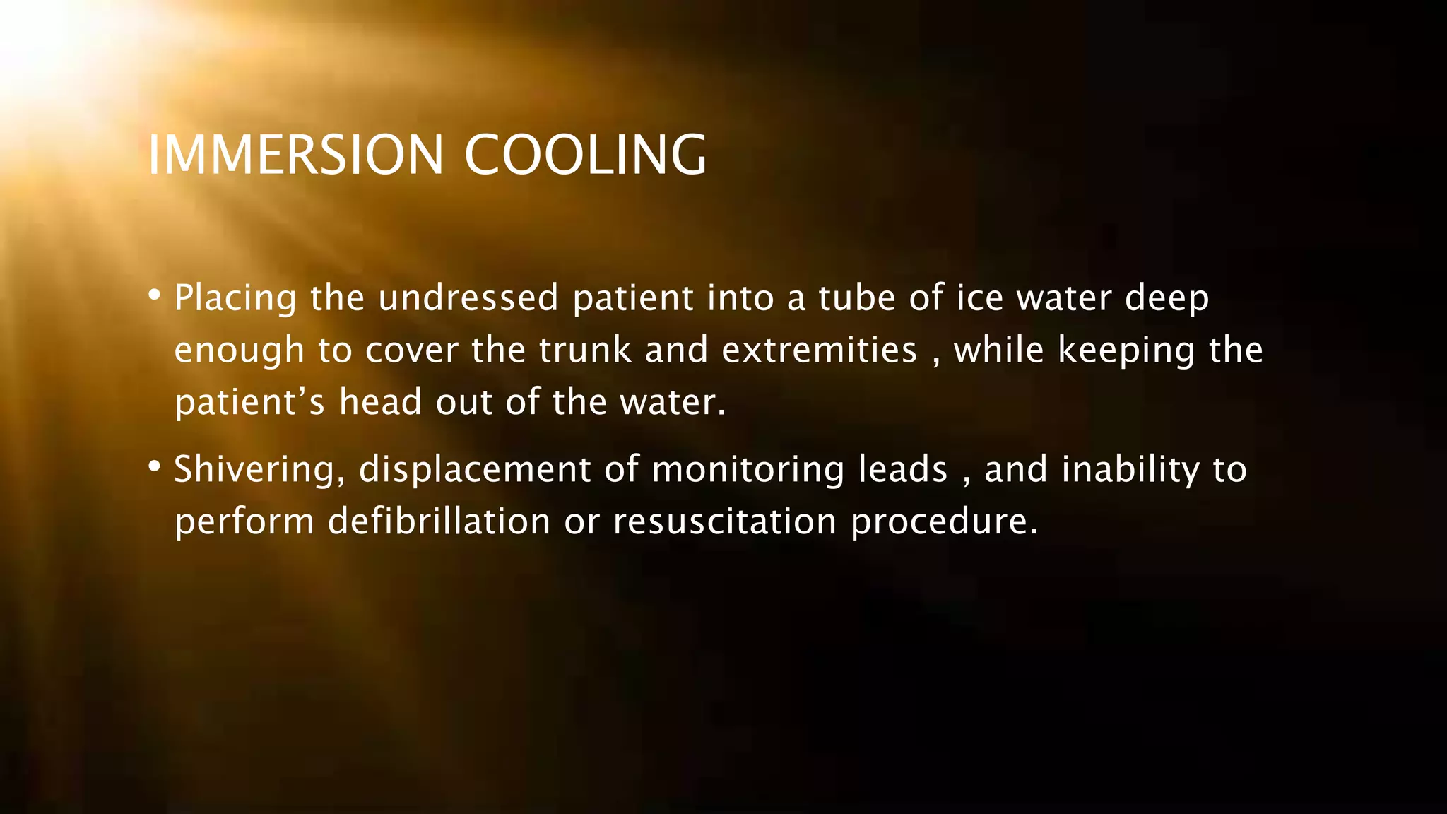 Thermal emergency med surg ppt | PPTX