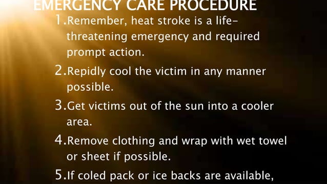 Thermal emergency med surg ppt | PPTX | First Aid | Injuries