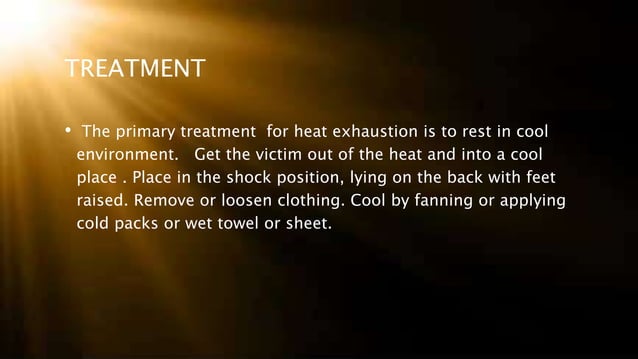 Thermal emergency med surg ppt | PPTX | First Aid | Injuries