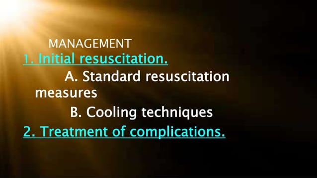 Thermal emergency med surg ppt | PPTX | First Aid | Injuries