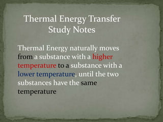 Thermal energy | PPTX