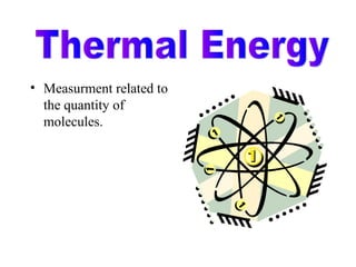 Thermal energy (science) | PPT