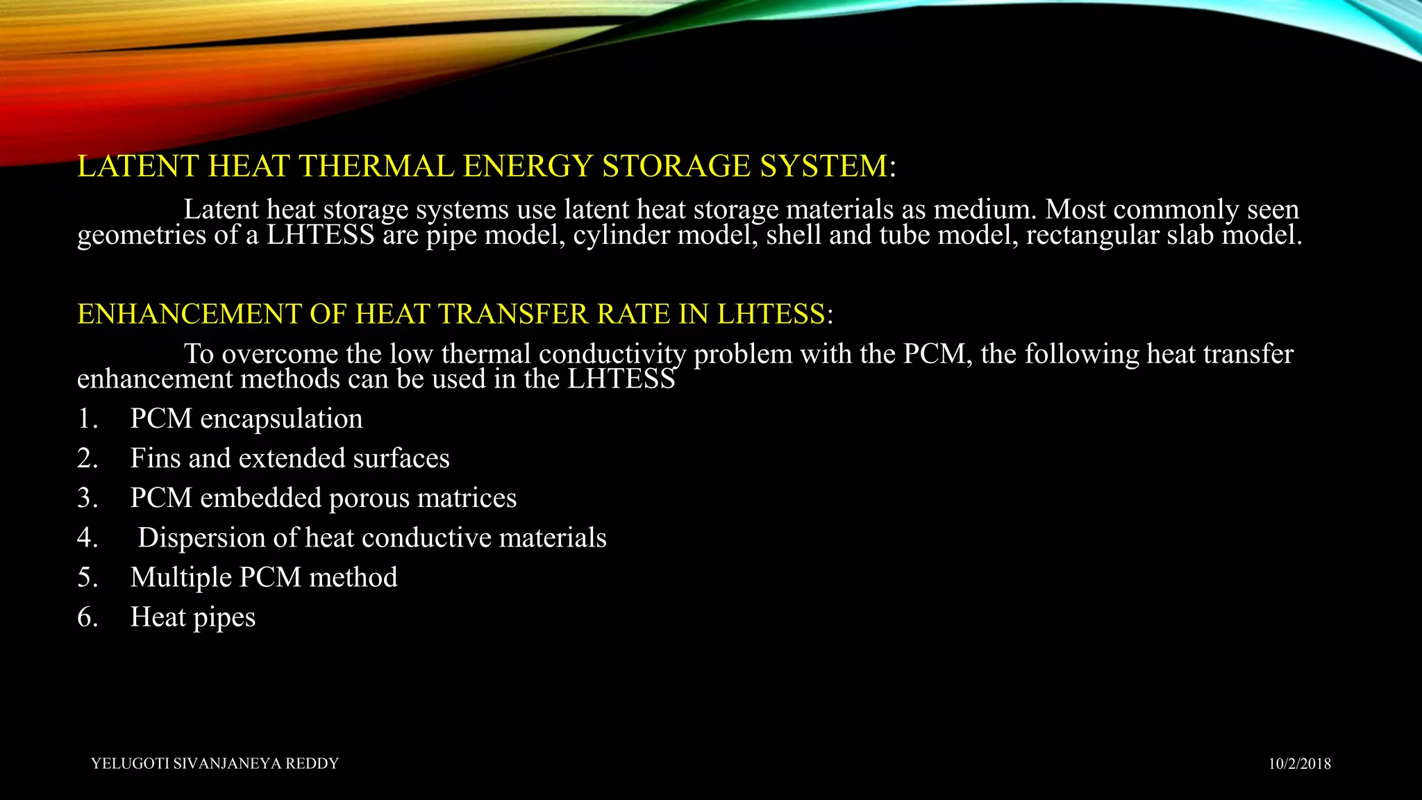 Thermal energy storage materials and systems for solar energy ...