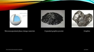 Thermal energy storage materials and systems for solar energy ...