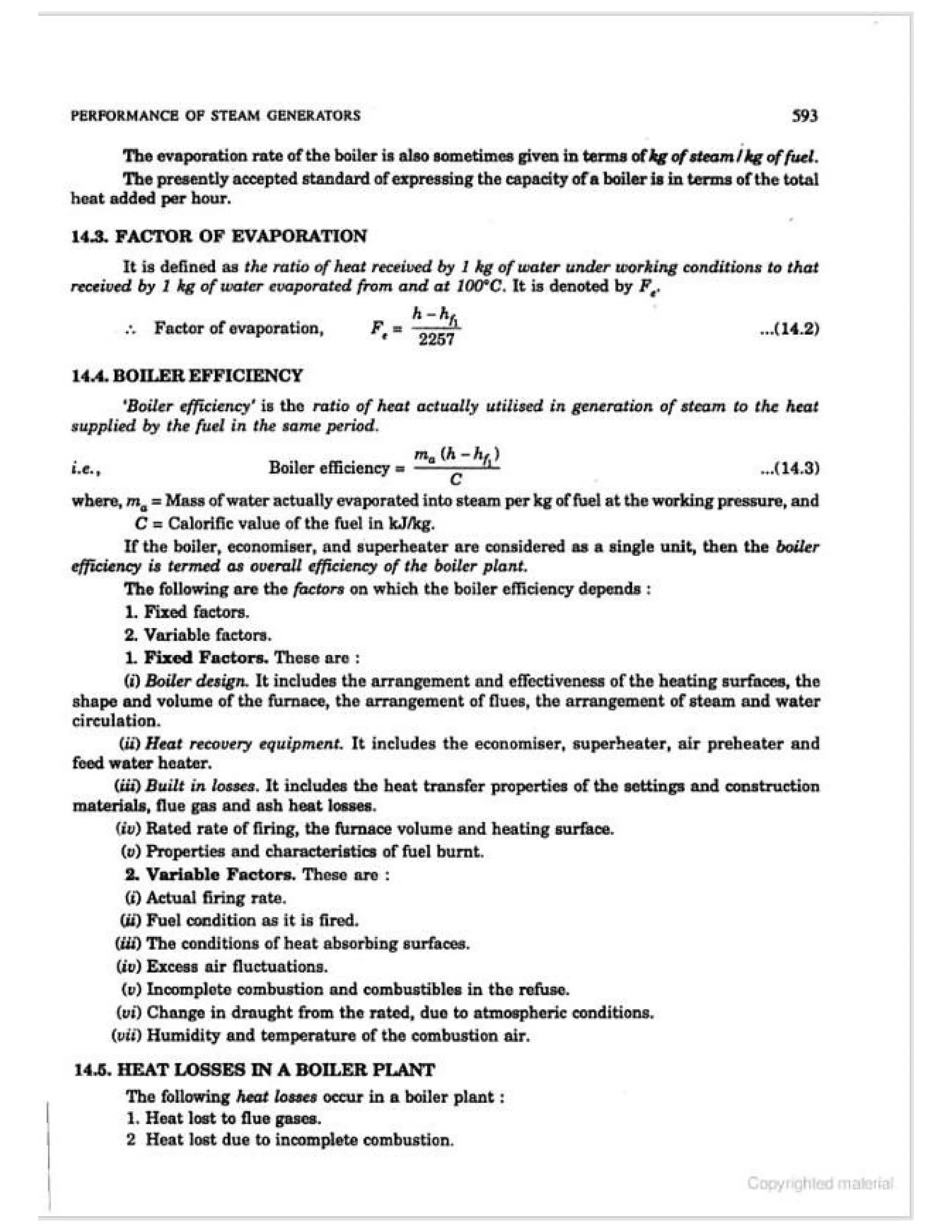Thermal engineering by rk rajput chapter 14 | PDF