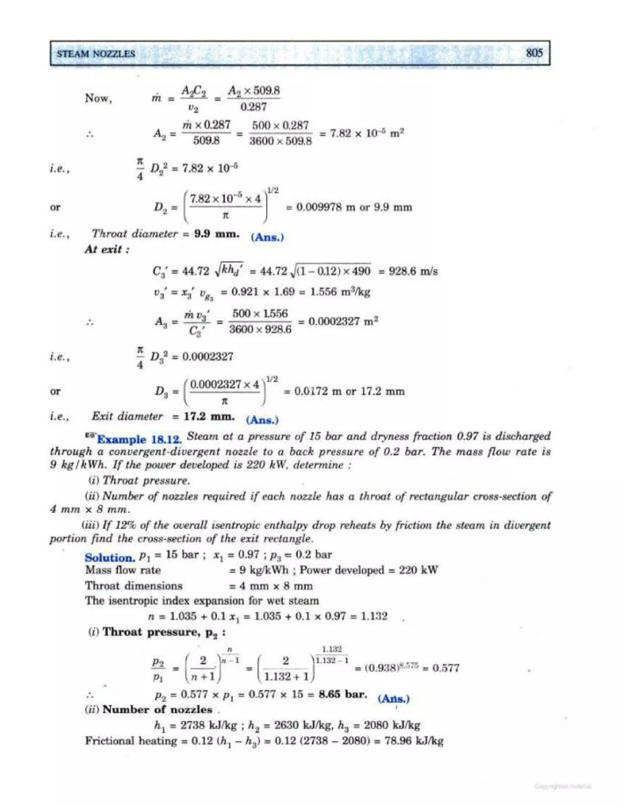 Thermal engineering by rk rajput chapter 18 | PDF