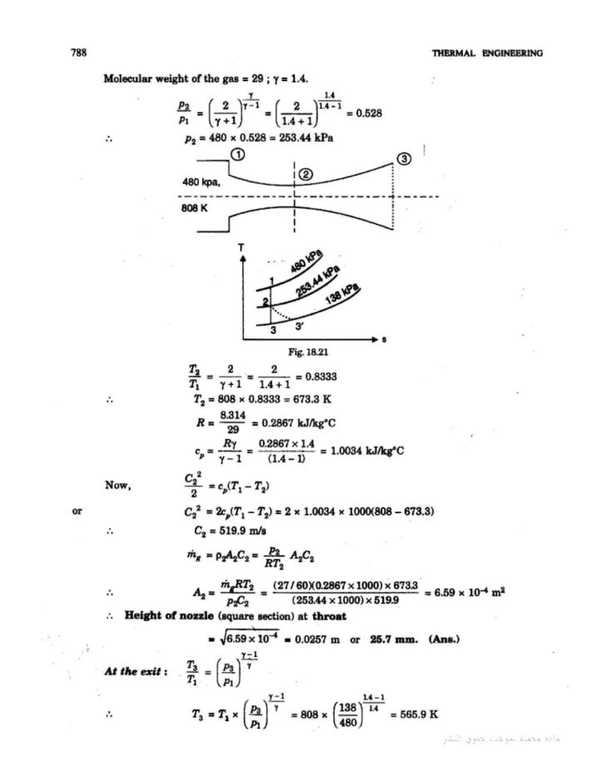 Thermal engineering by rk rajput chapter 18 | PDF