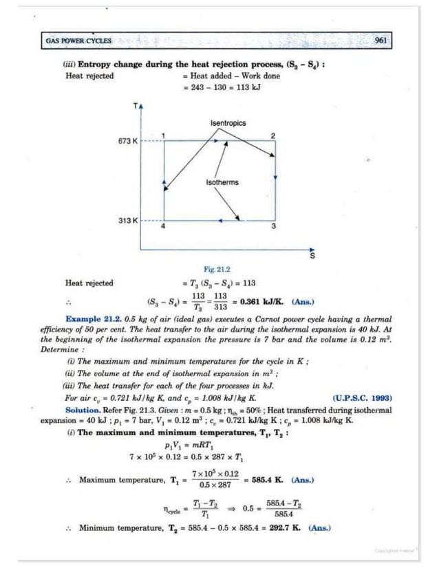 Thermal engineering by rk rajput chapter 21 | PDF