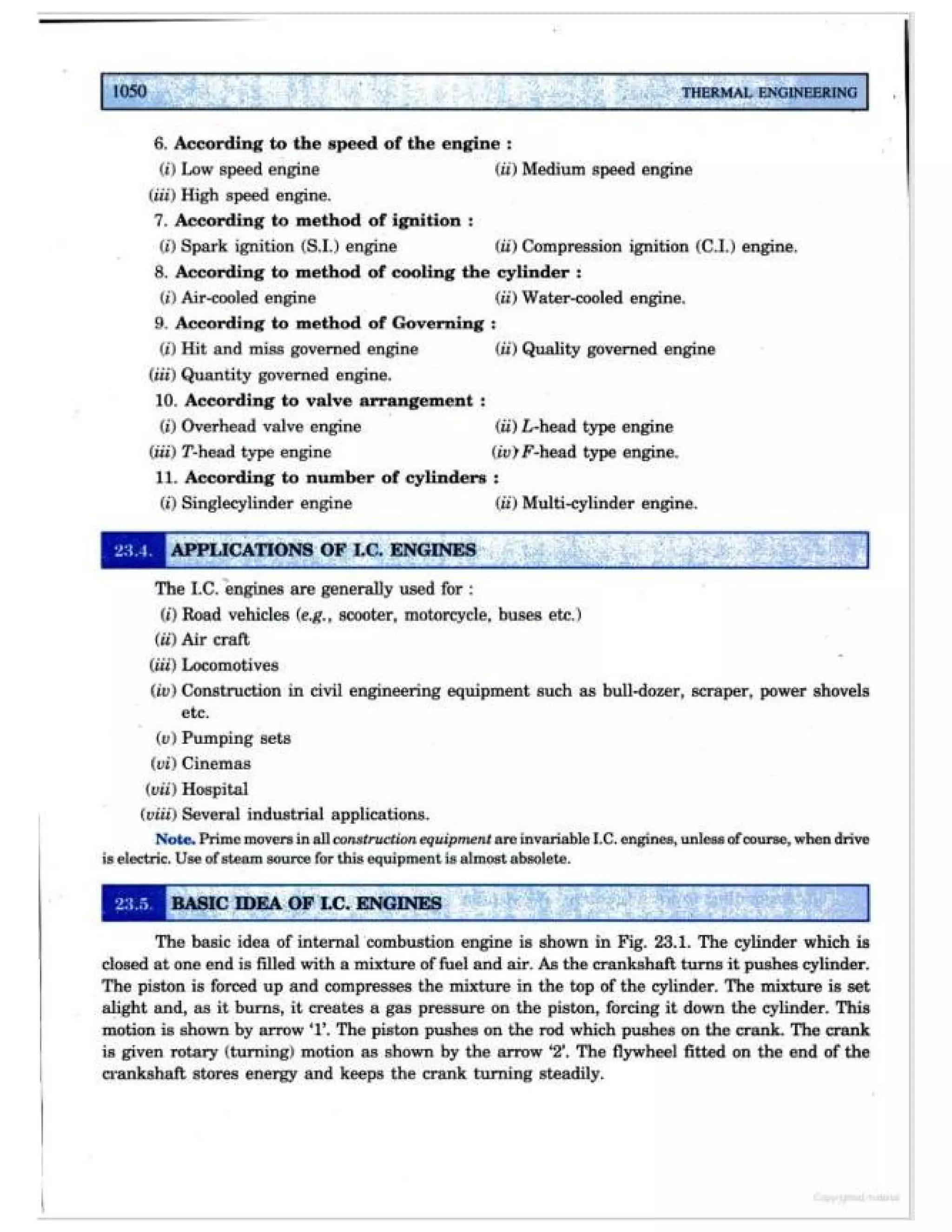Thermal engineering by rk rajput chapter 23 | PDF