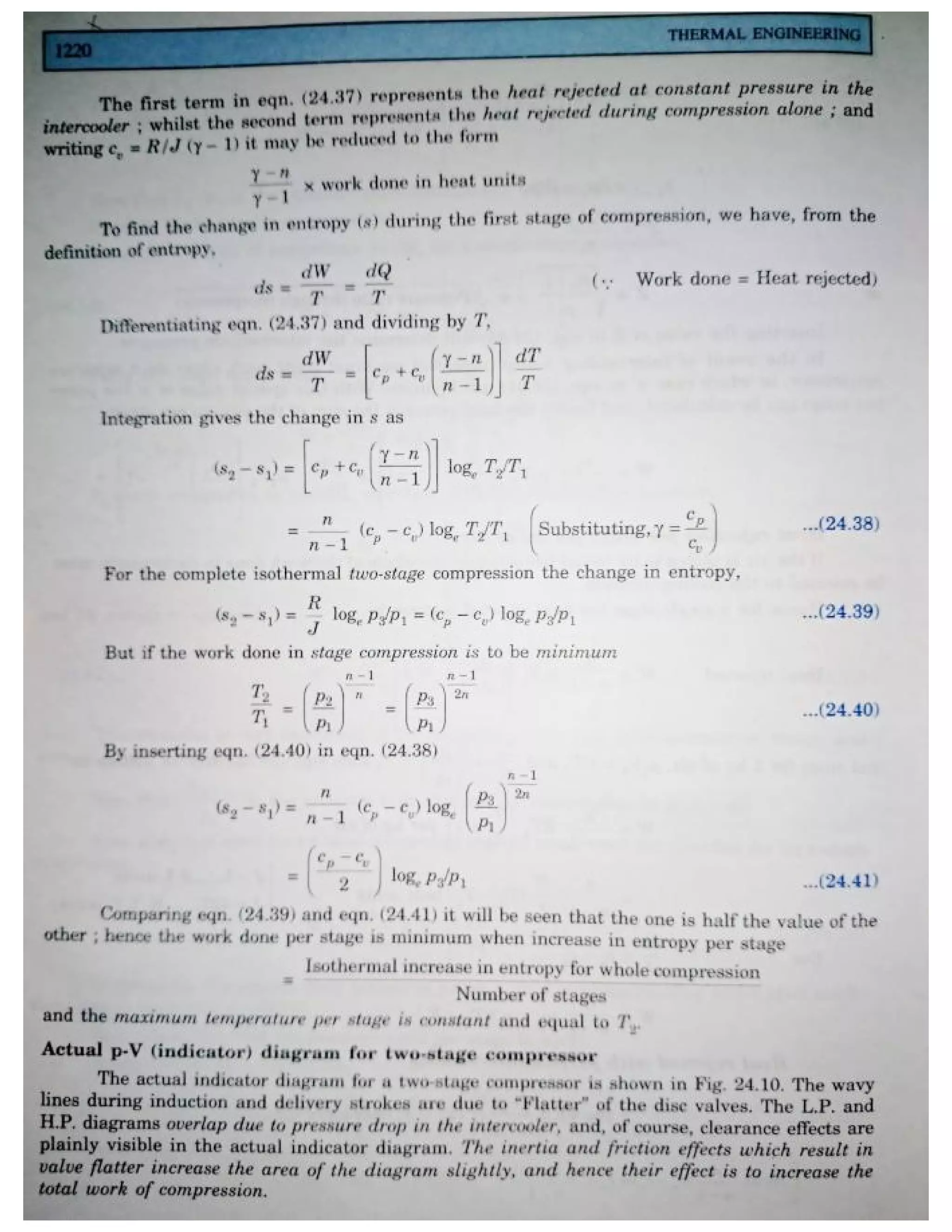 Thermal engineering by rk rajput chapter 24 | PDF