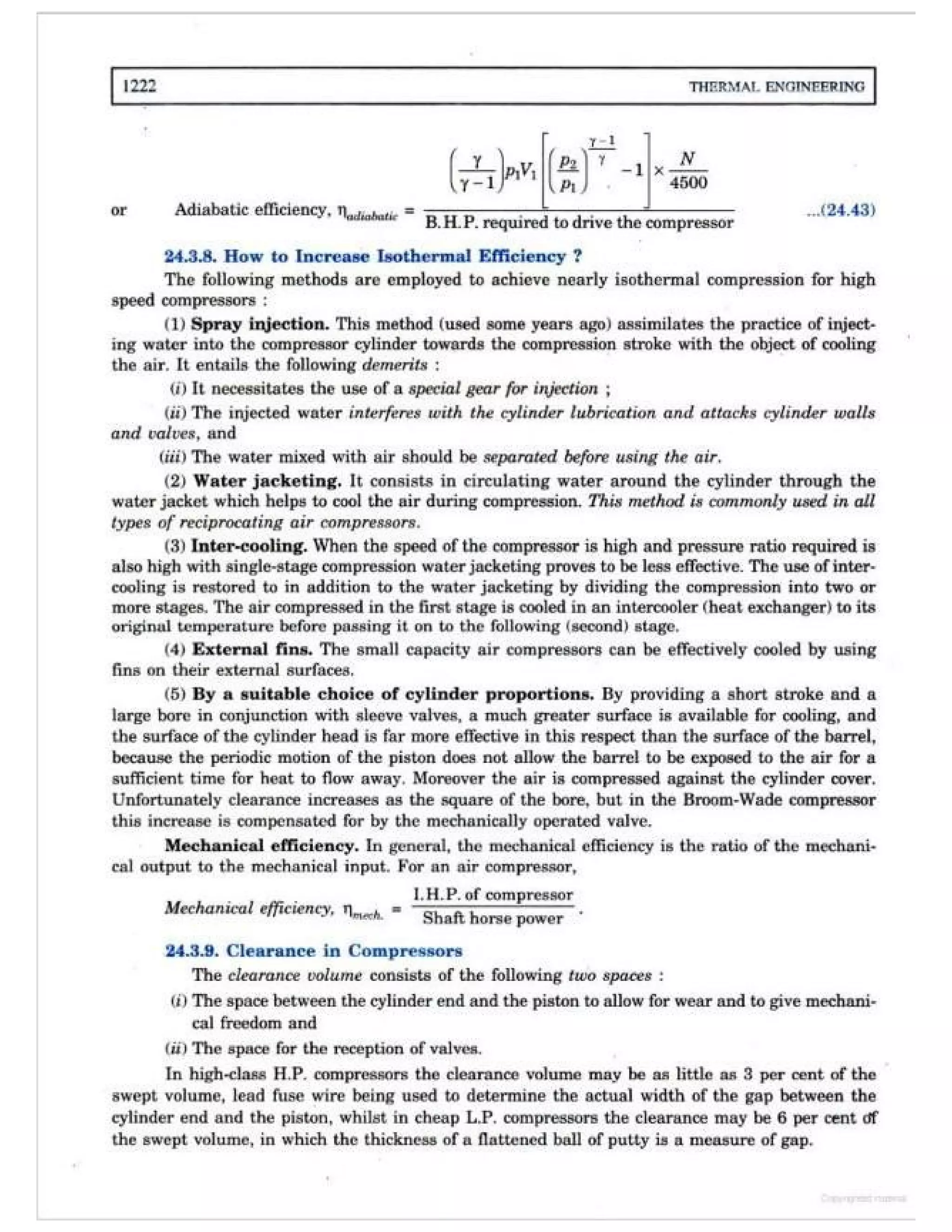Thermal engineering by rk rajput chapter 24 | PDF