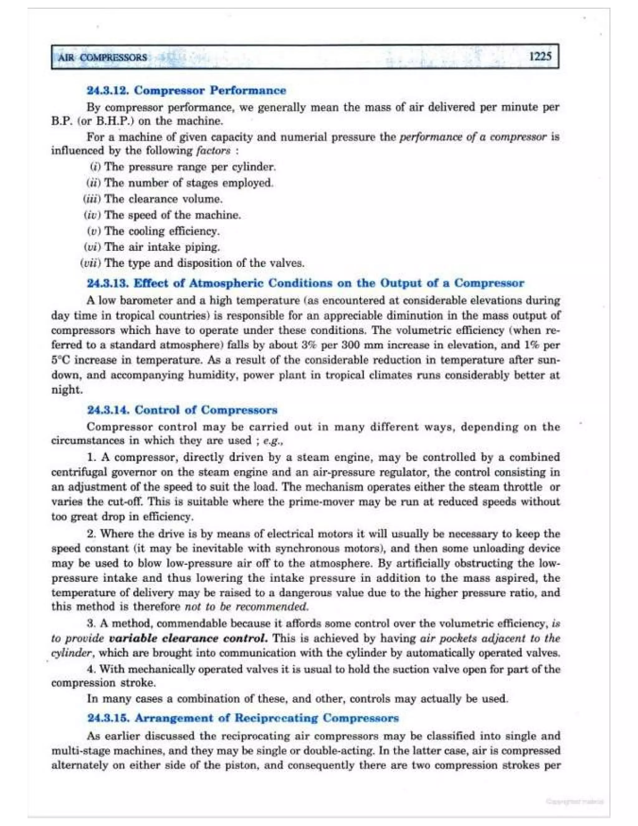 Thermal engineering by rk rajput chapter 24 | PDF