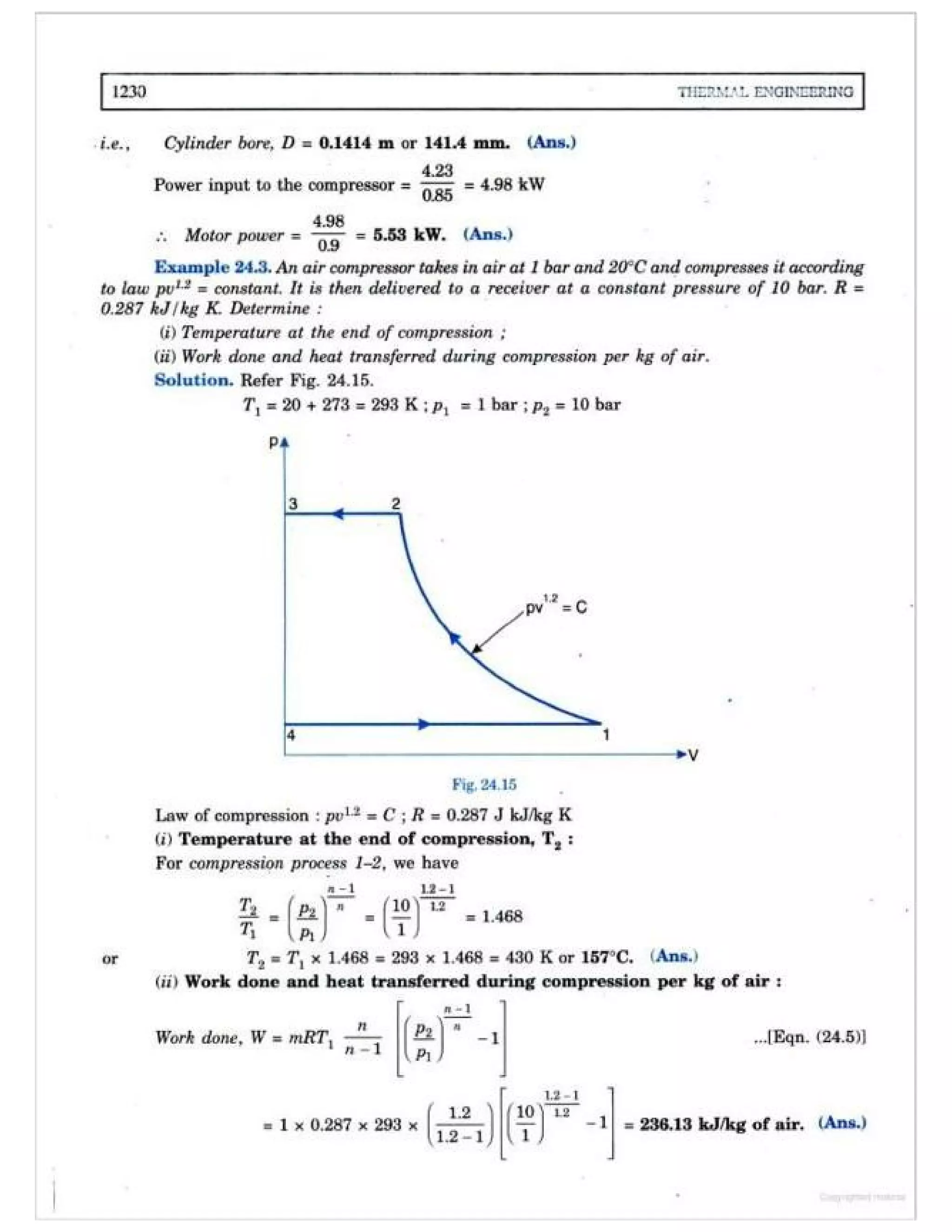 Thermal engineering by rk rajput chapter 24 | PDF