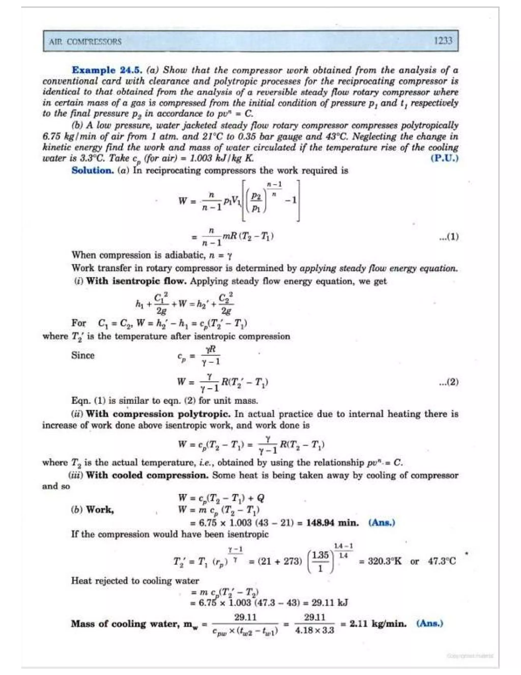 Thermal engineering by rk rajput chapter 24 | PDF