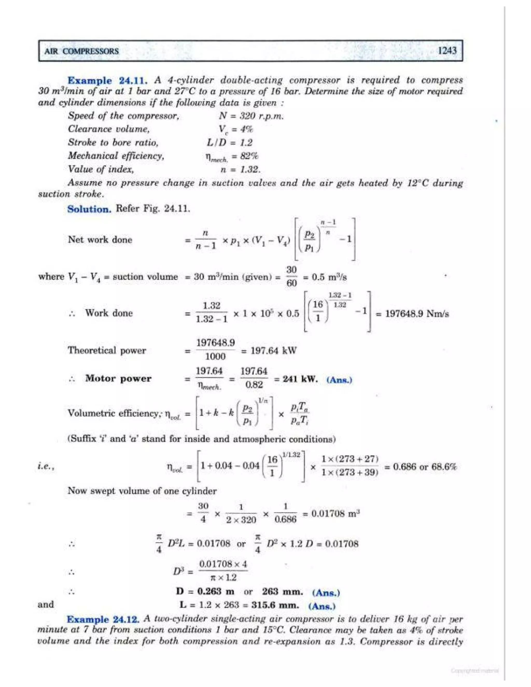 Thermal engineering by rk rajput chapter 24 | PDF