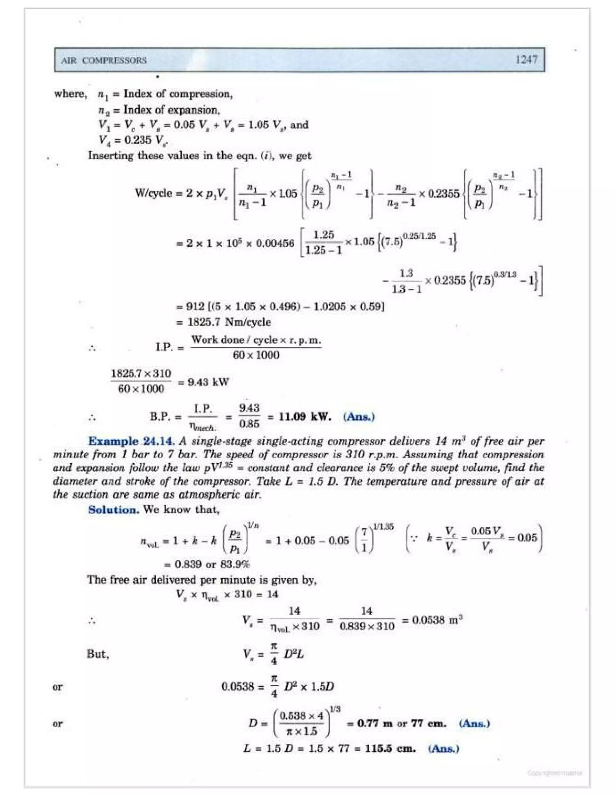 Thermal engineering by rk rajput chapter 24 | PDF