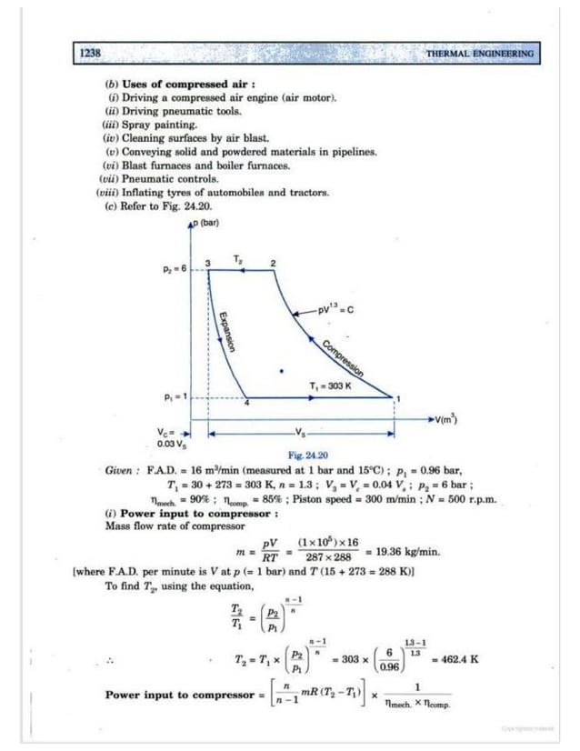 Thermal engineering by rk rajput chapter 24 | PDF