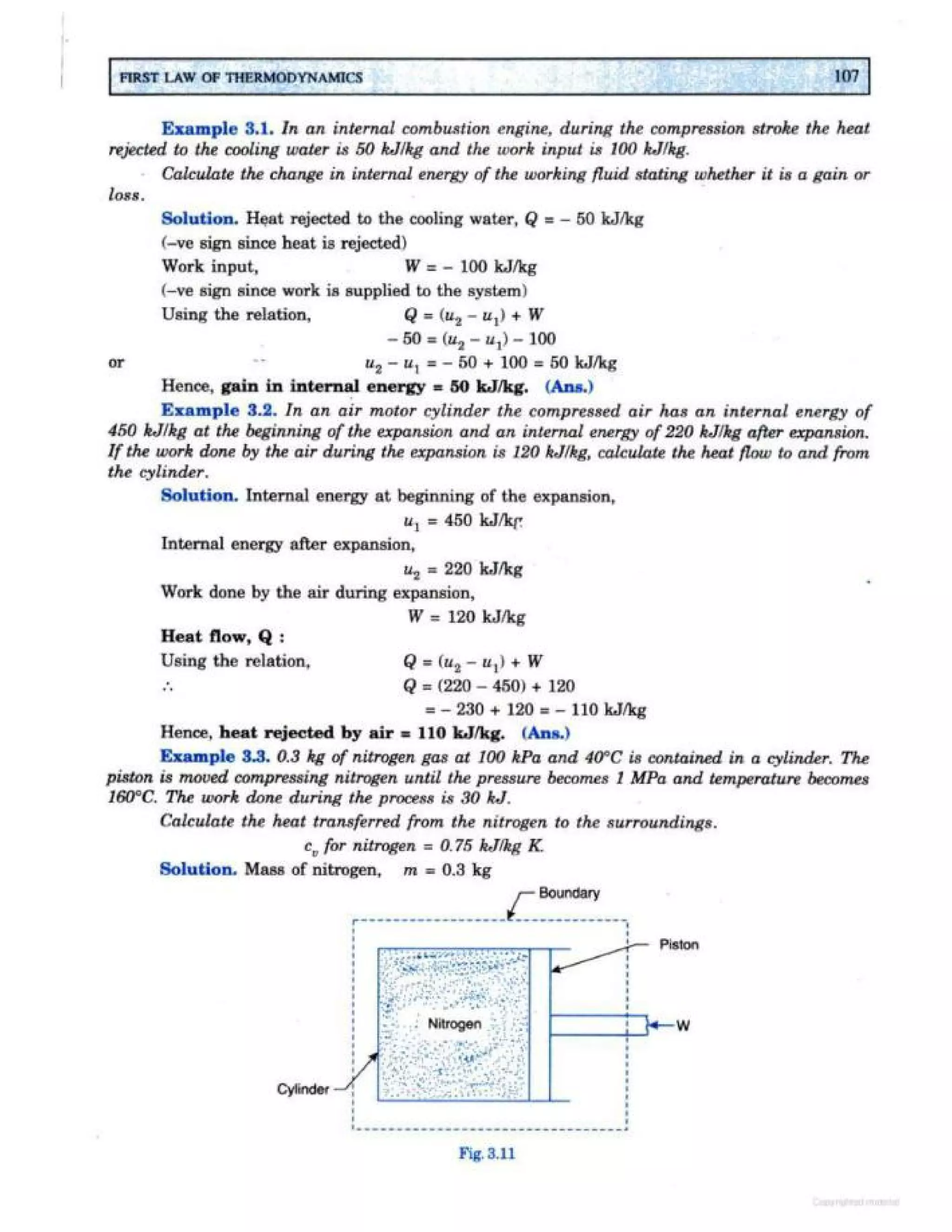 Thermal engineering by rk rajput chapter 3 | PDF