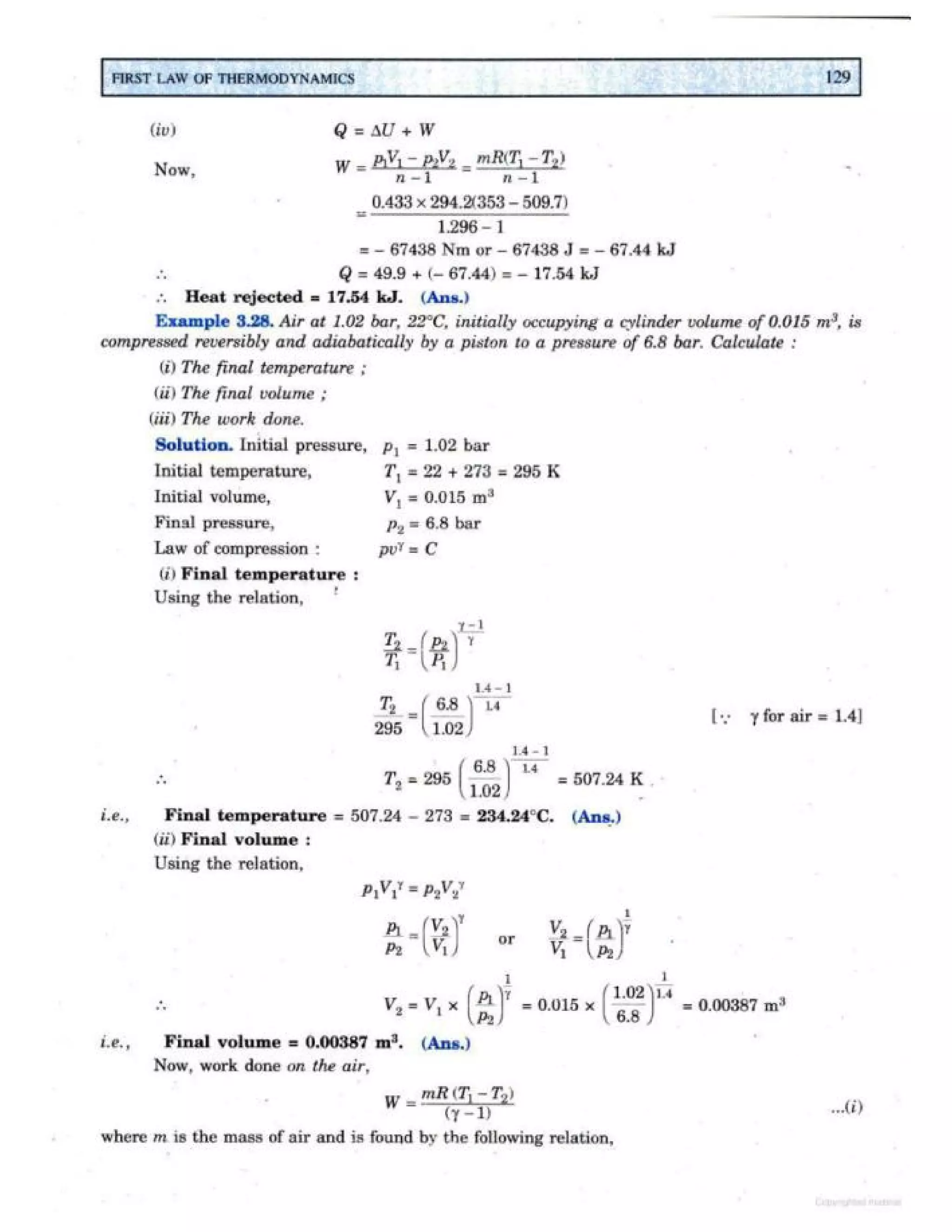 Thermal engineering by rk rajput chapter 3 | PDF