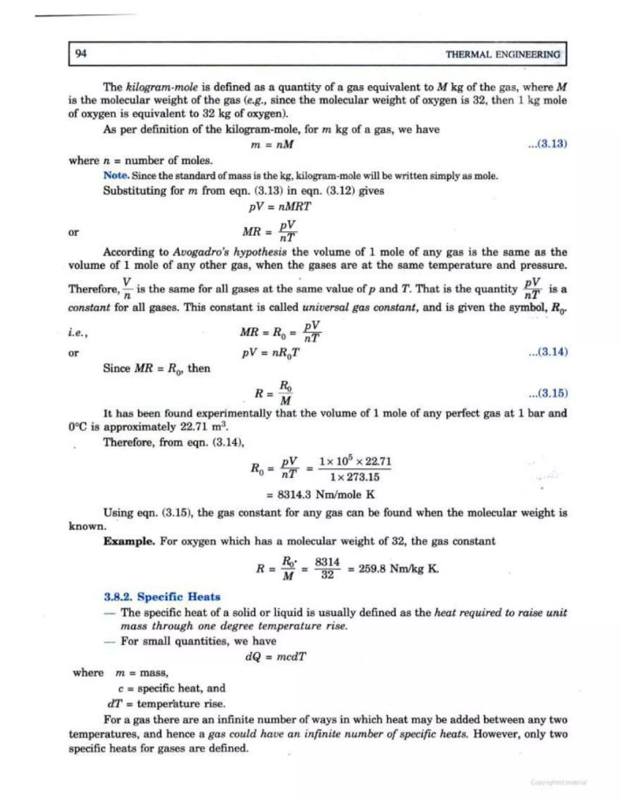 Thermal engineering by rk rajput chapter 3 | PDF