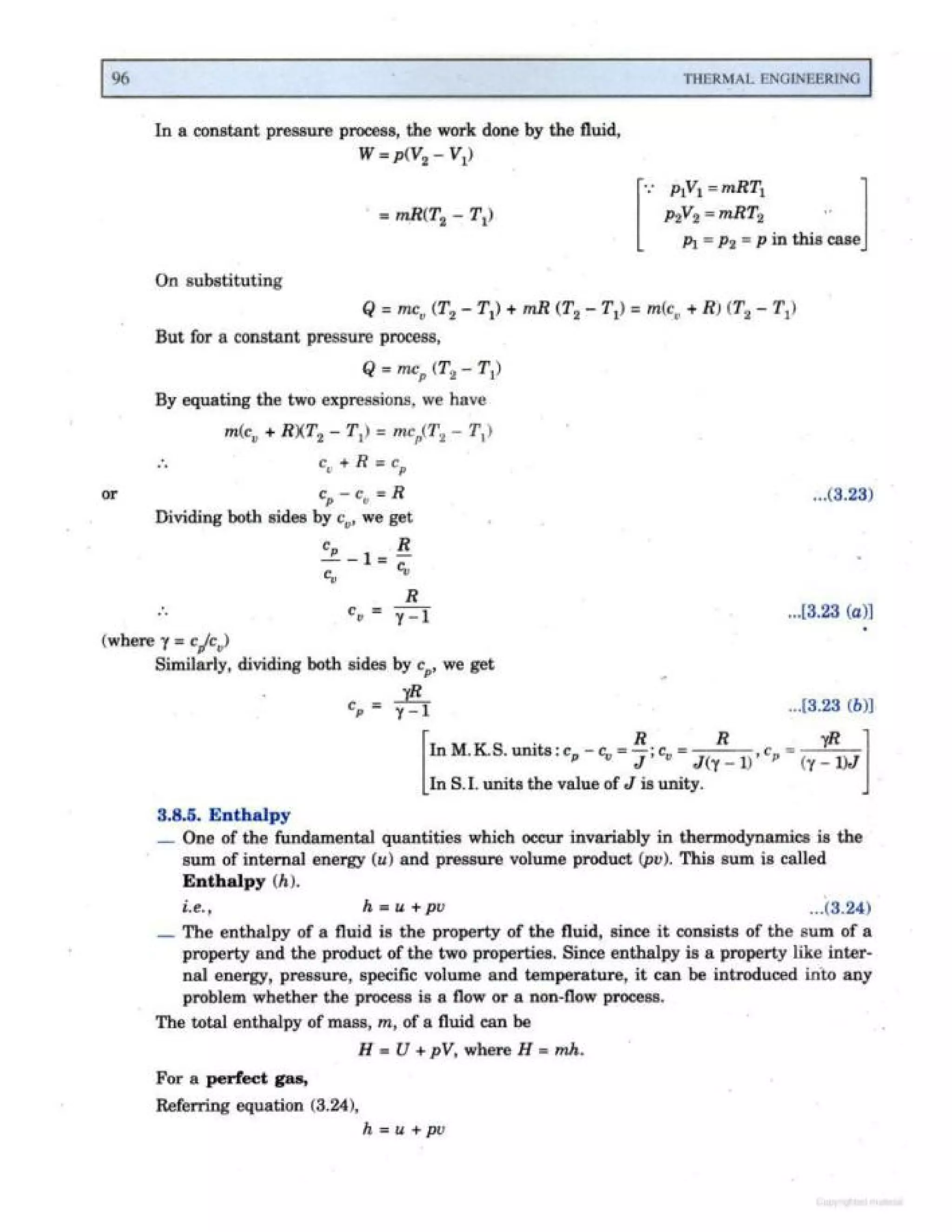 Thermal engineering by rk rajput chapter 3 | PDF