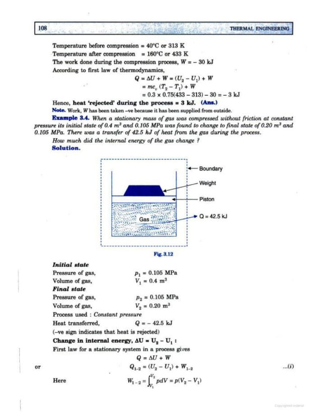 Thermal engineering by rk rajput chapter 3 | PDF