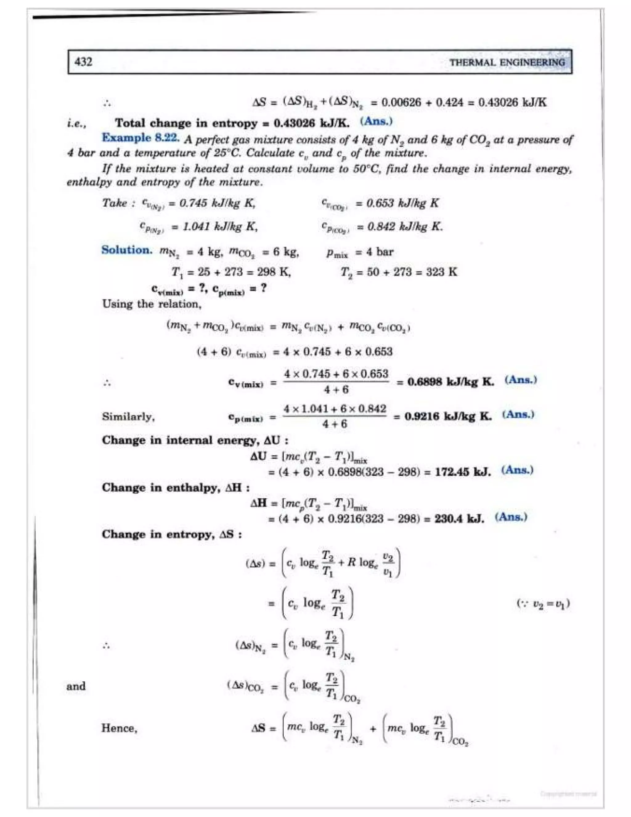 Thermal engineering by rk rajput chapter 8 | PDF