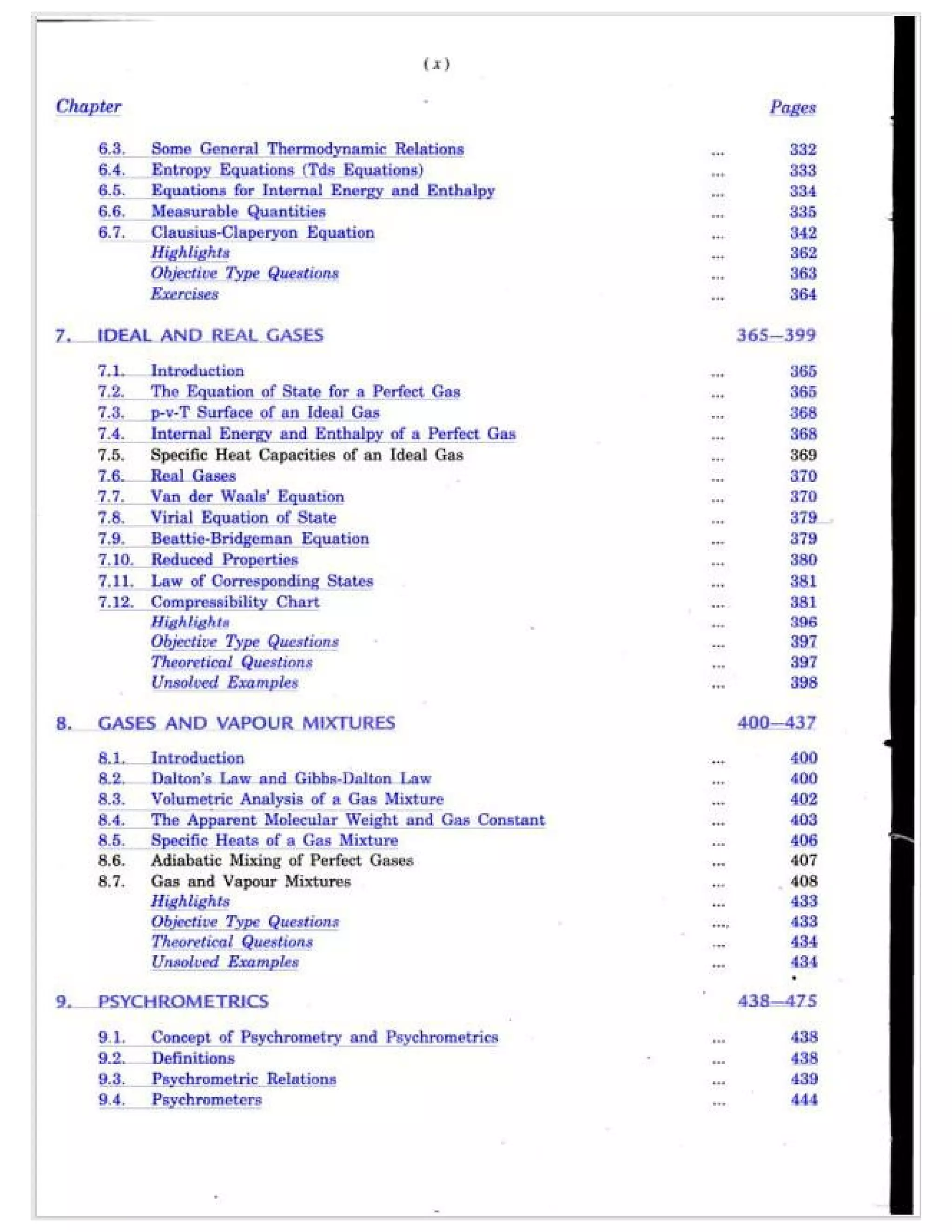Thermal engineering by rk rajput contents | PDF