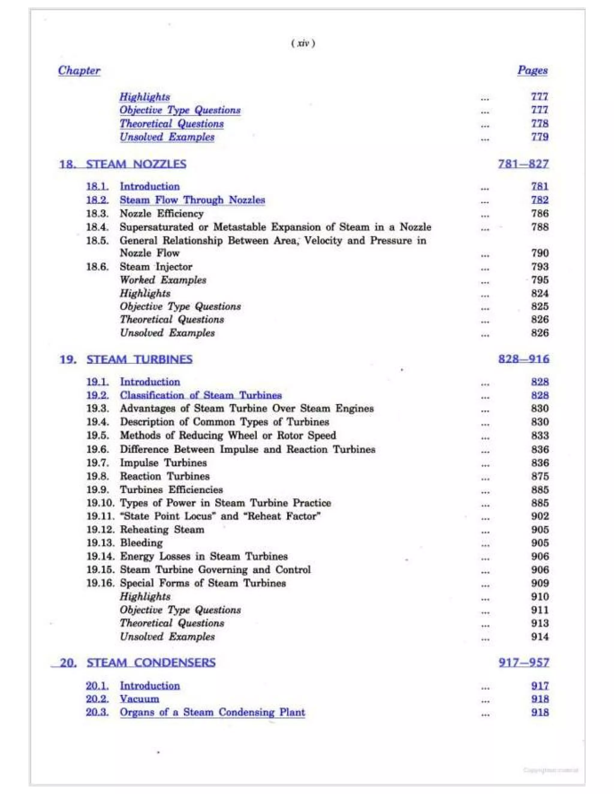 Thermal engineering by rk rajput contents | PDF