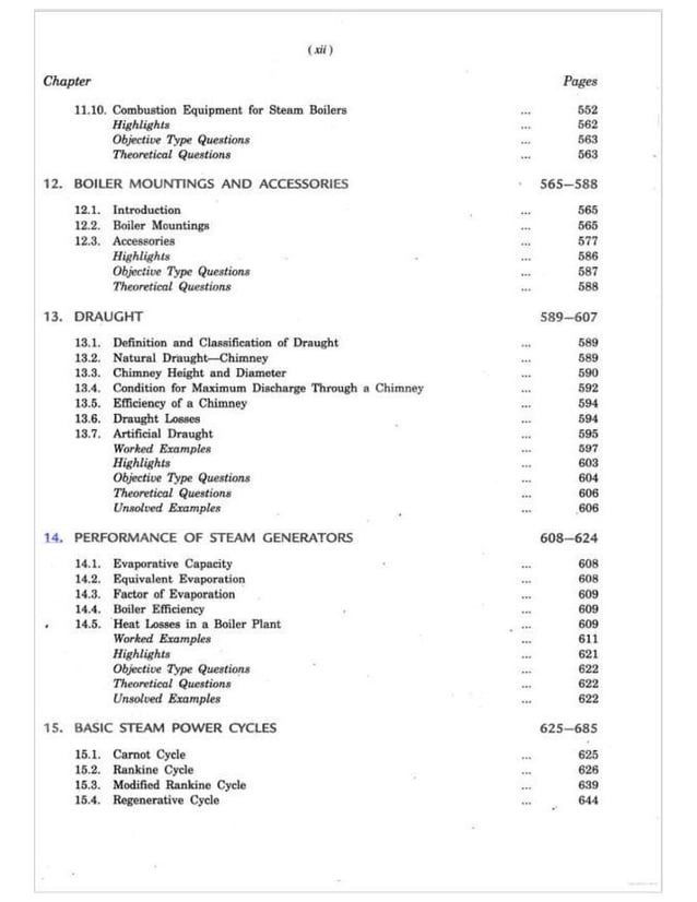 Thermal engineering by rk rajput contents | PDF