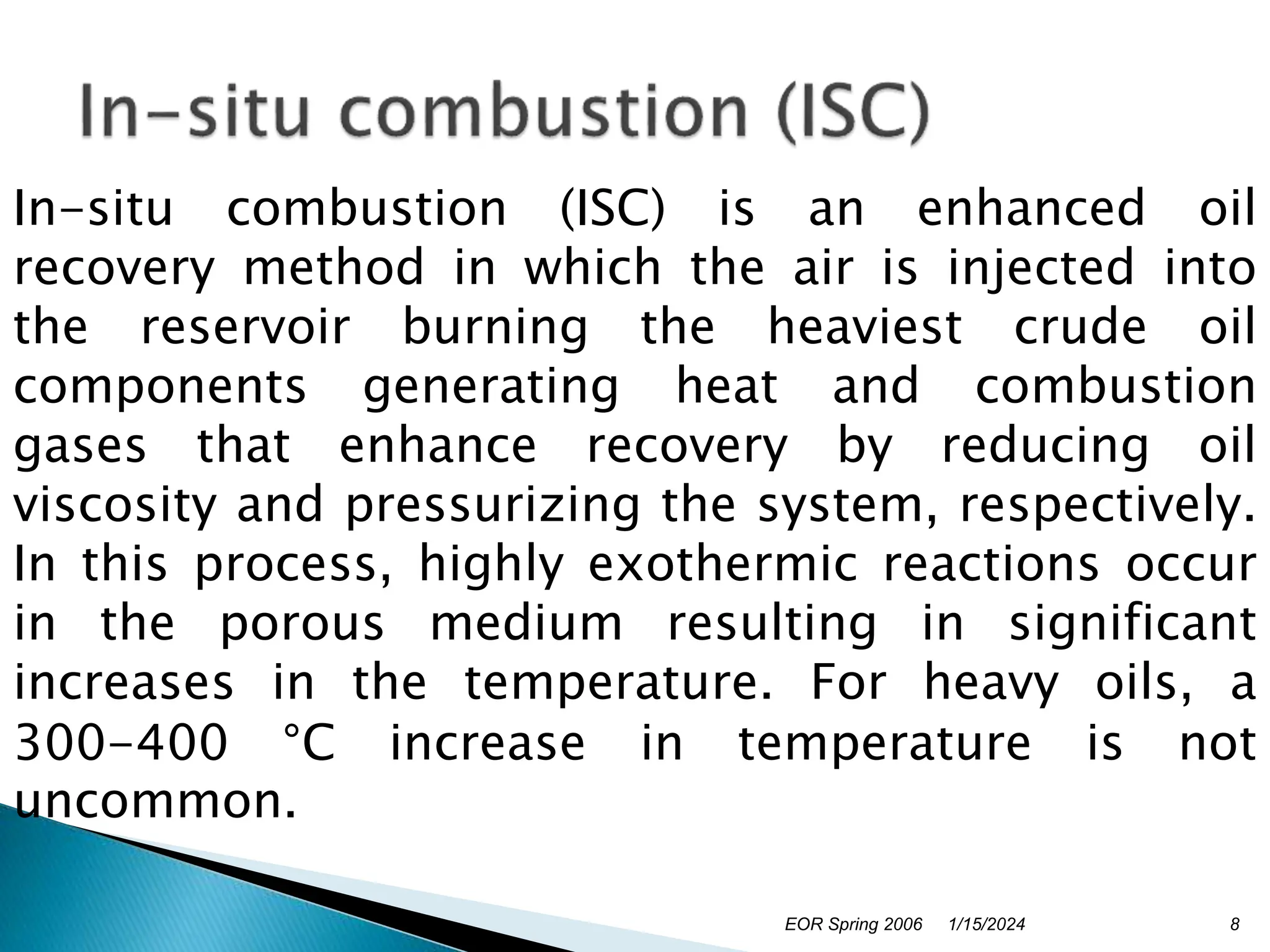 thermal enhanced oil recovery power point | PPT