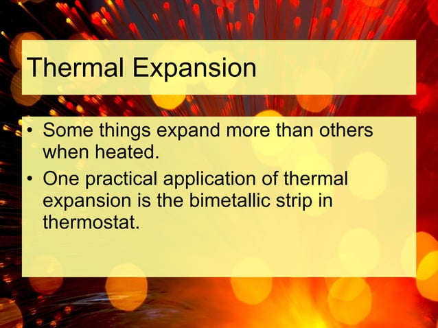 Thermal Expansion. | PPT | Physics | Science
