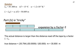 A topic in physics call Thermal expansion | PPT