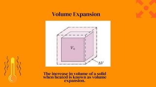 Thermal expansion physics therdmodynamics pptx | PPTX