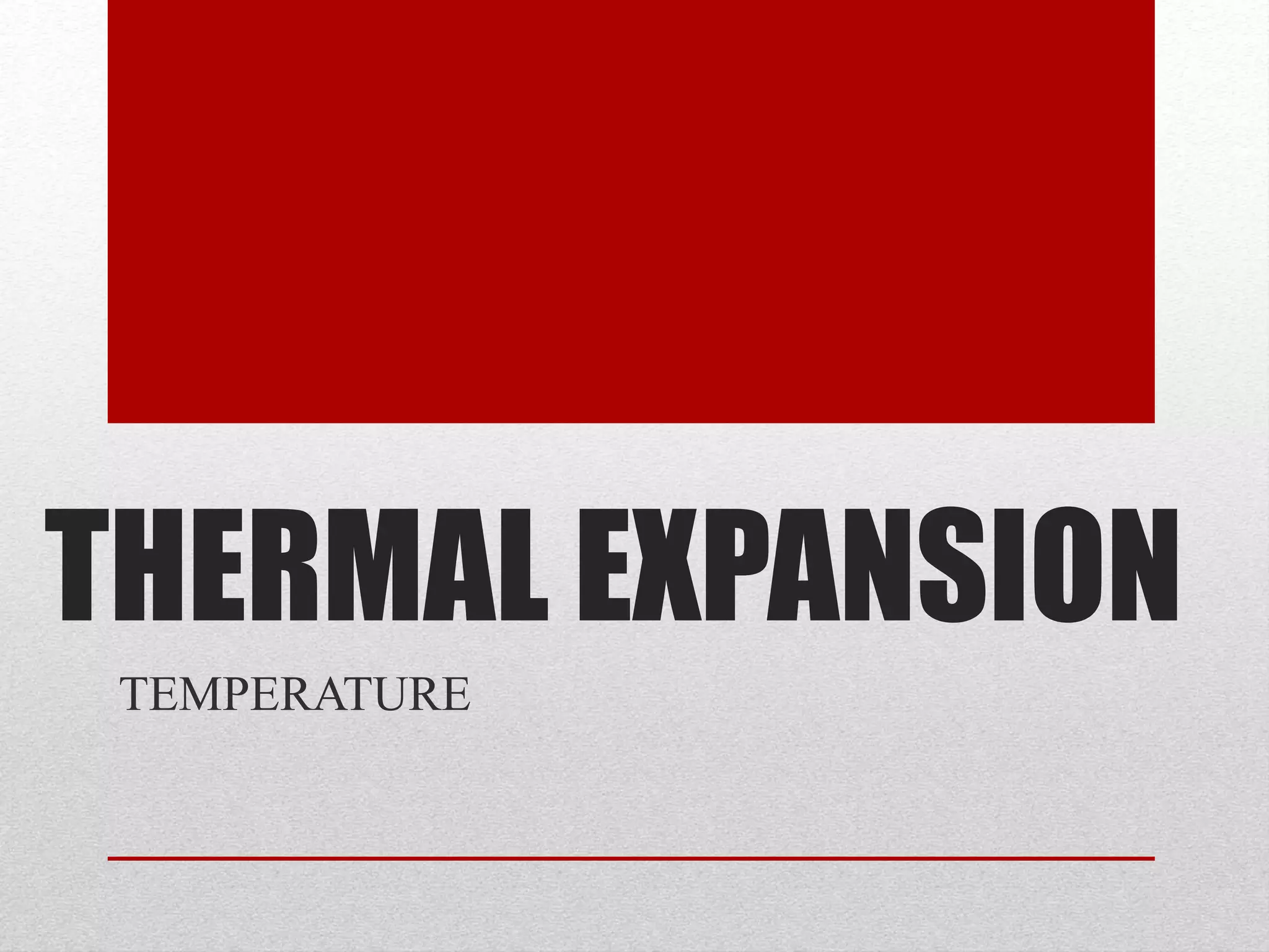 Thermal Expansion & Heat Transfer | PPTX