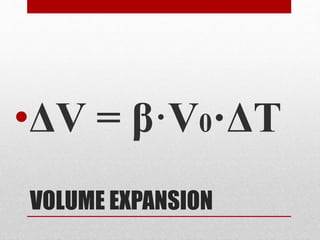 Thermal Expansion & Heat Transfer | PPTX