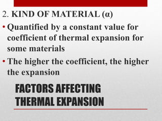 Thermal Expansion & Heat Transfer | PPTX