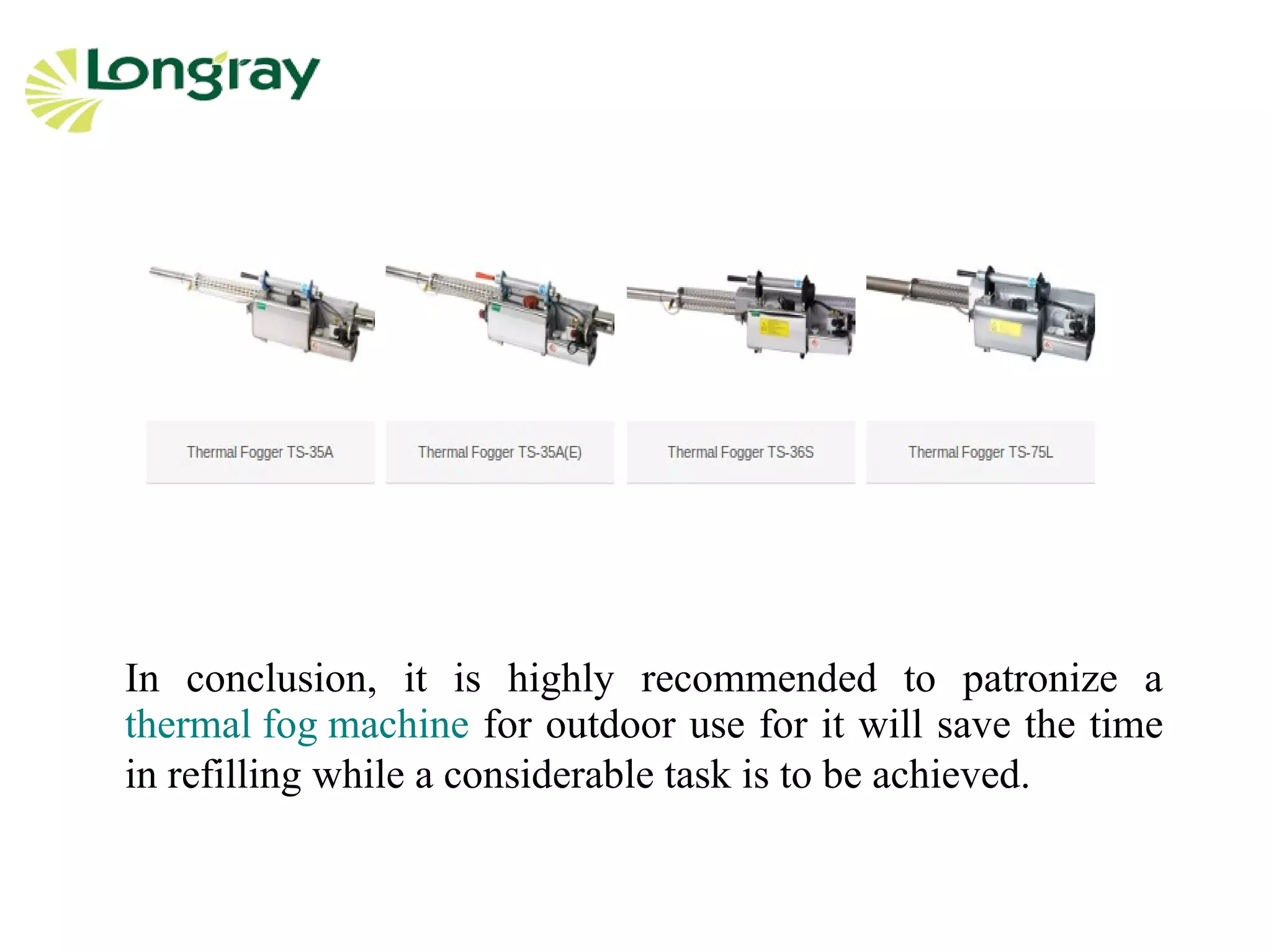 Thermal fogging technology | PPT