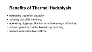 Thermal Hydrolysis - High Temperature and Pressure Cell (1).pptx