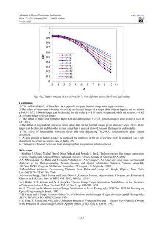 Thermal image for truncated object target in the presence of vibrations ...