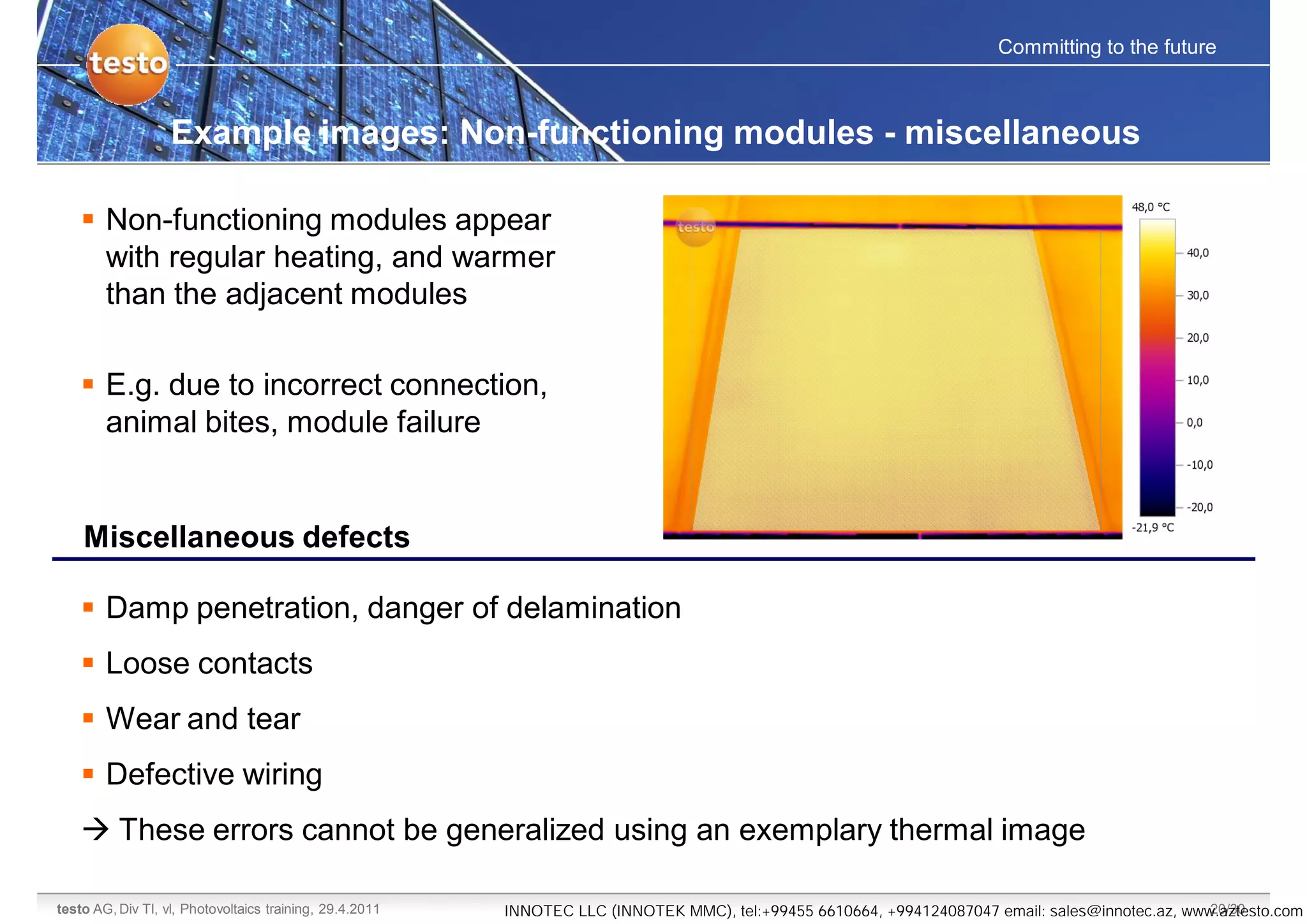 Thermal imagers-Thermography on Photovoltaic Modules | PDF | Physics ...