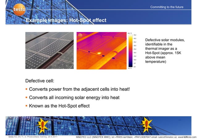 Thermal imagers-Thermography on Photovoltaic Modules | PPT