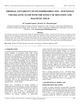 Thermal instability of incompressible non newtonian viscoelastic fluid with the effect of ...