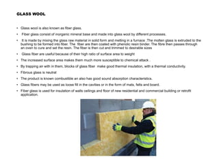 Thermal insulating material | PPTX