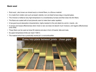 Thermal insulating material | PPTX